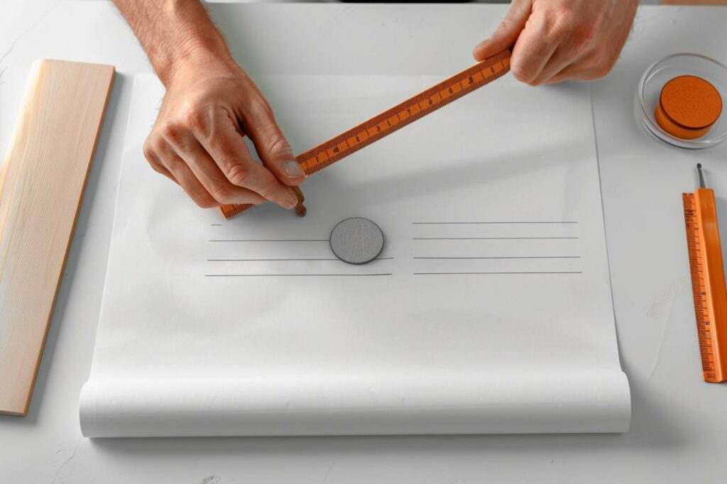 Comment mesurer l’espace pour un tampon personnalisé sur un document ...